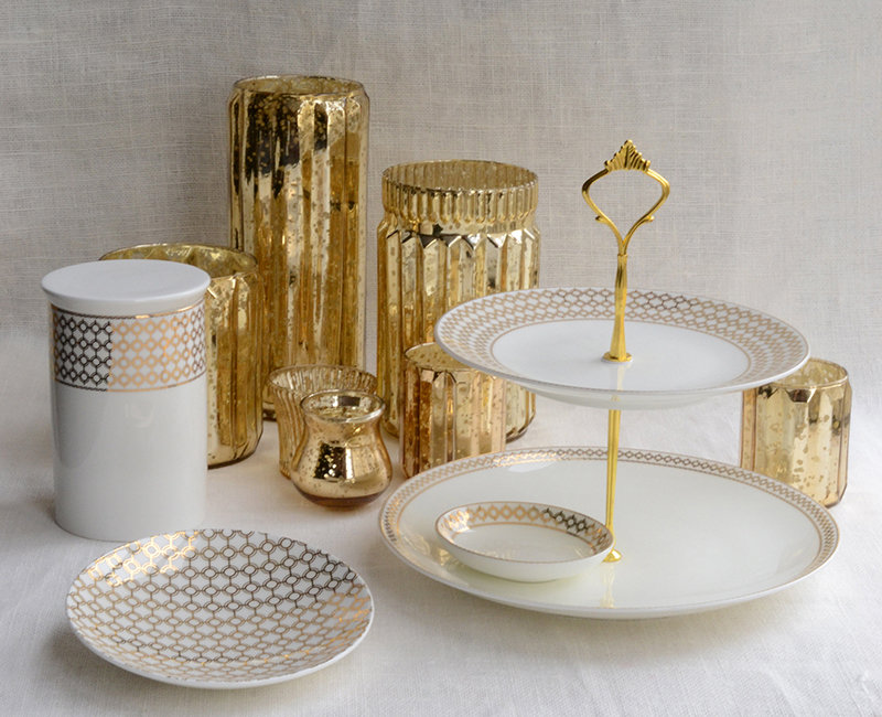 Luxe Tableware from Auratic BridalGuide
